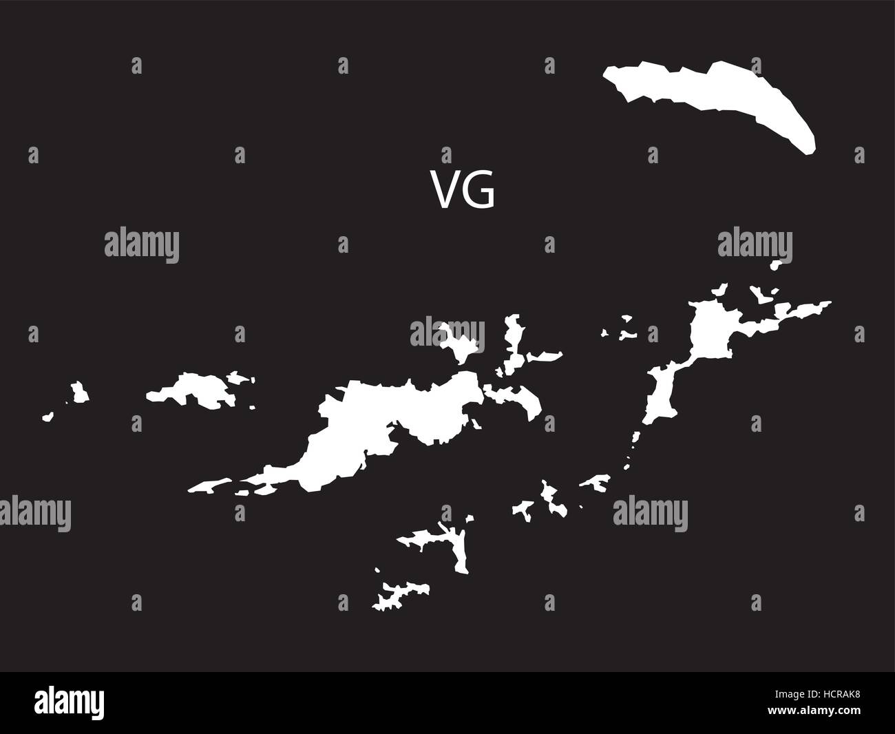 British virgin islands map hi-res stock photography and images - Alamy