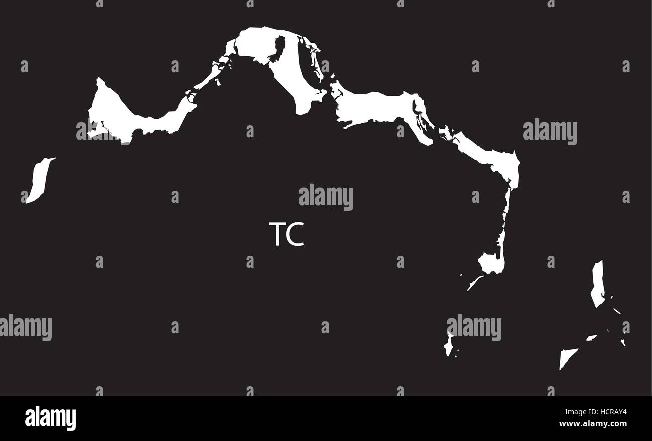 Turks and caicos islands map hi-res stock photography and images - Alamy