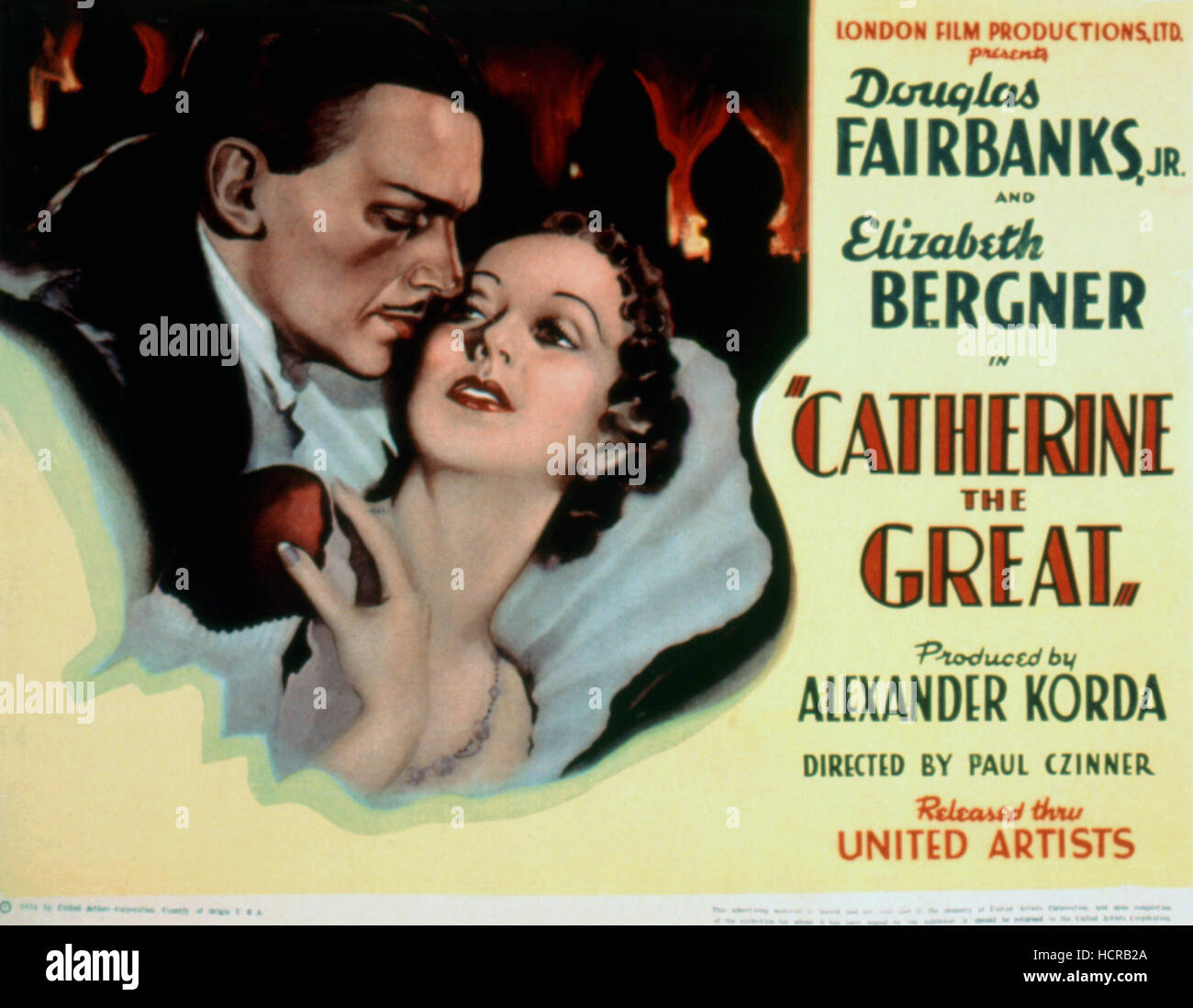 CATHERINE THE GREAT, (aka THE RISE OF CATHERINE THE GREAT), from left ...