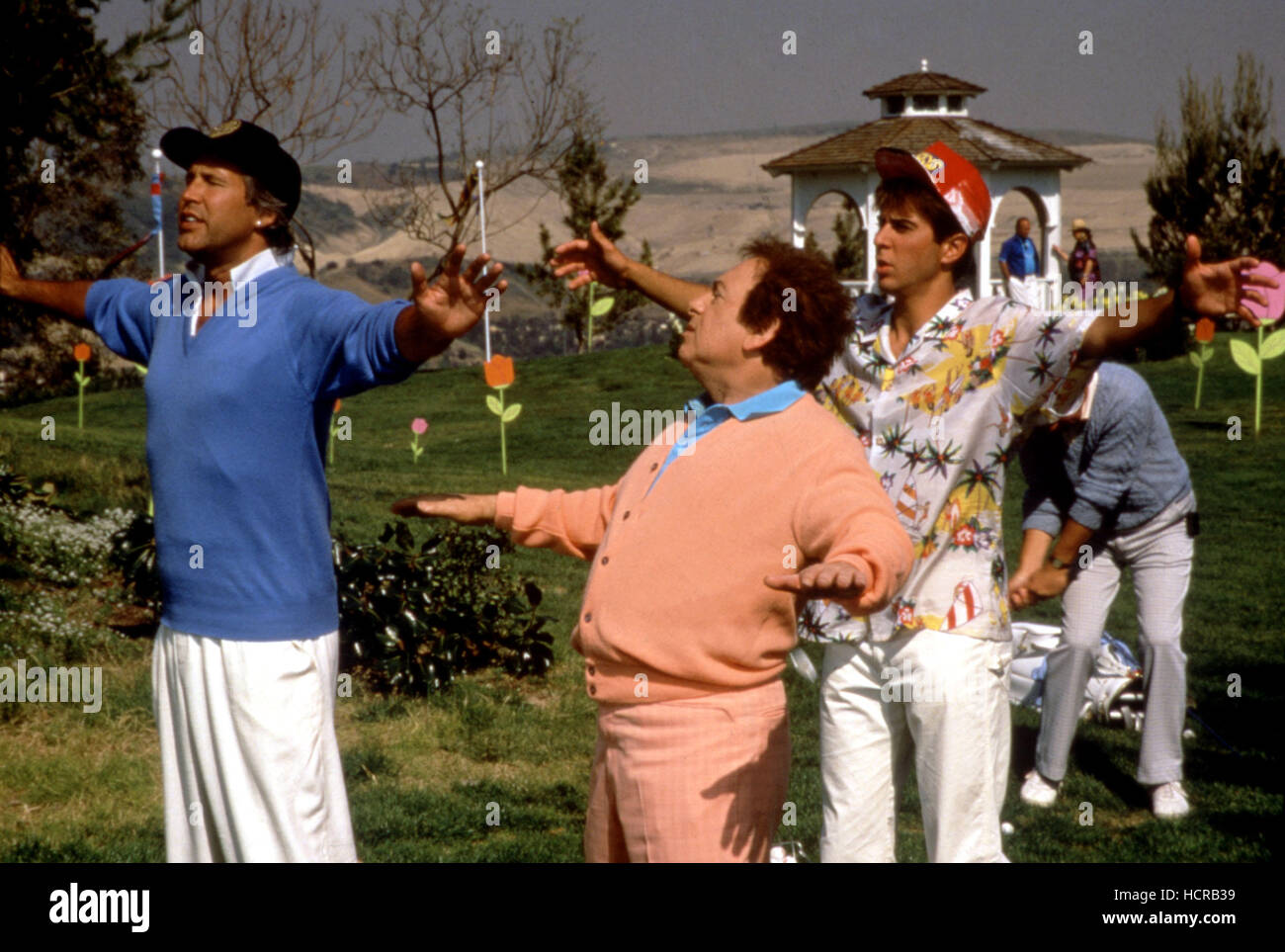 CADDYSHACK II, Jackie Mason, Chevy Chase, Jonathan Silverman, 1988 Stock Photo - Alamy