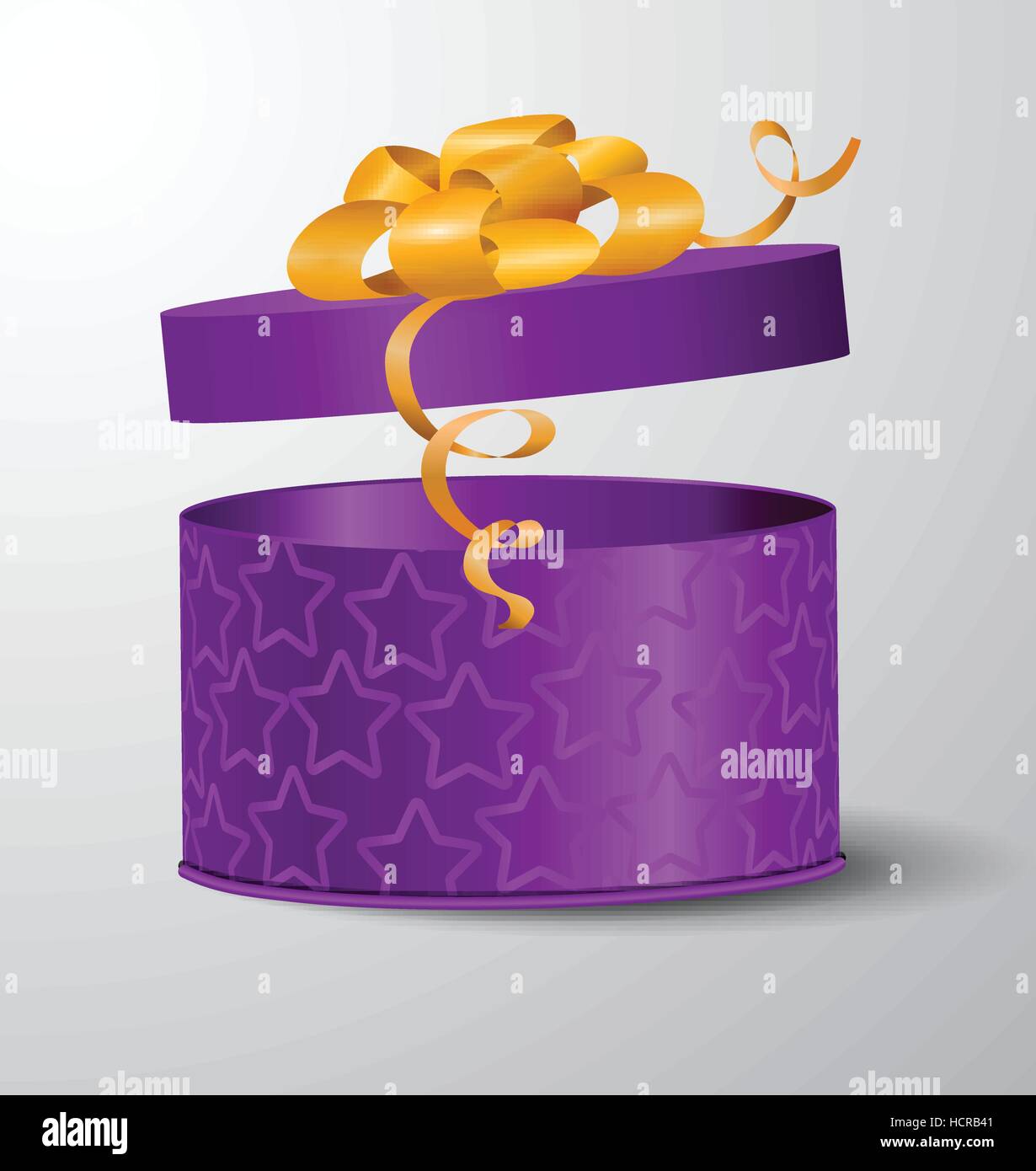 Vector open gift box illustration Stock Vector Image & Art - Alamy