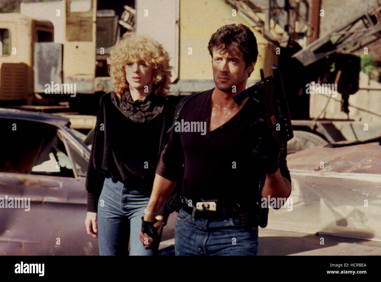 COBRA, Brigitte Nielsen, Sylvester Stallone, 1986. (c) Warner Bros ...