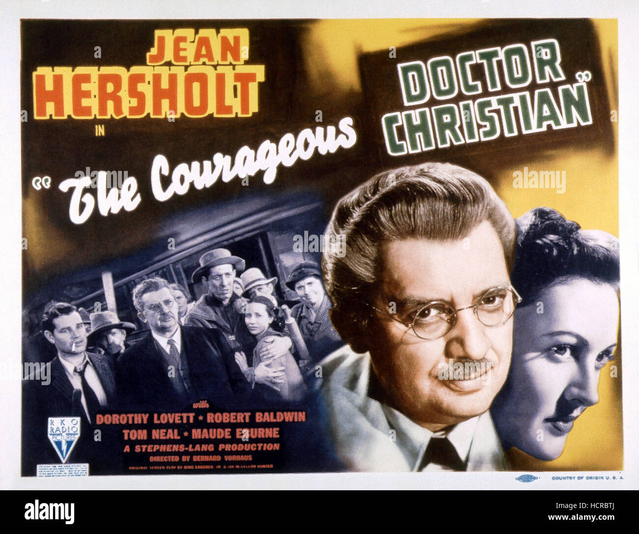THE COURAGEOUS DOCTOR CHRISTIAN, Tom Neal ( far left), Jean Hersholt ...