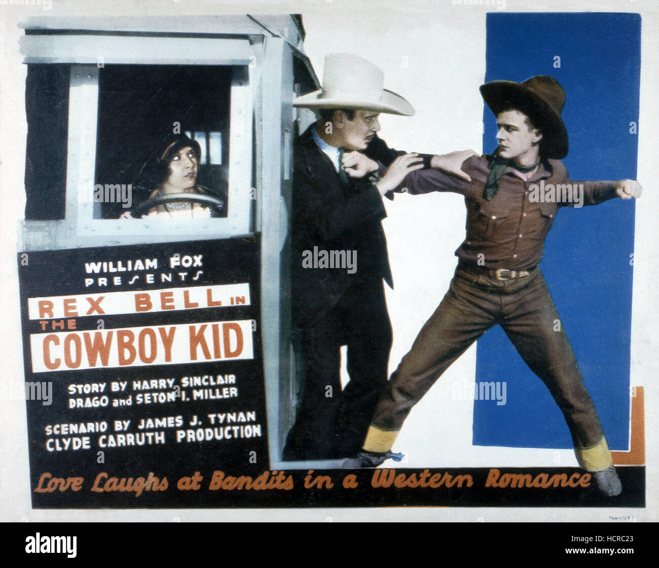 THE COWBOY KID, from left: Mary Jane Temple, Brooks Benedict, Rex Bell ...