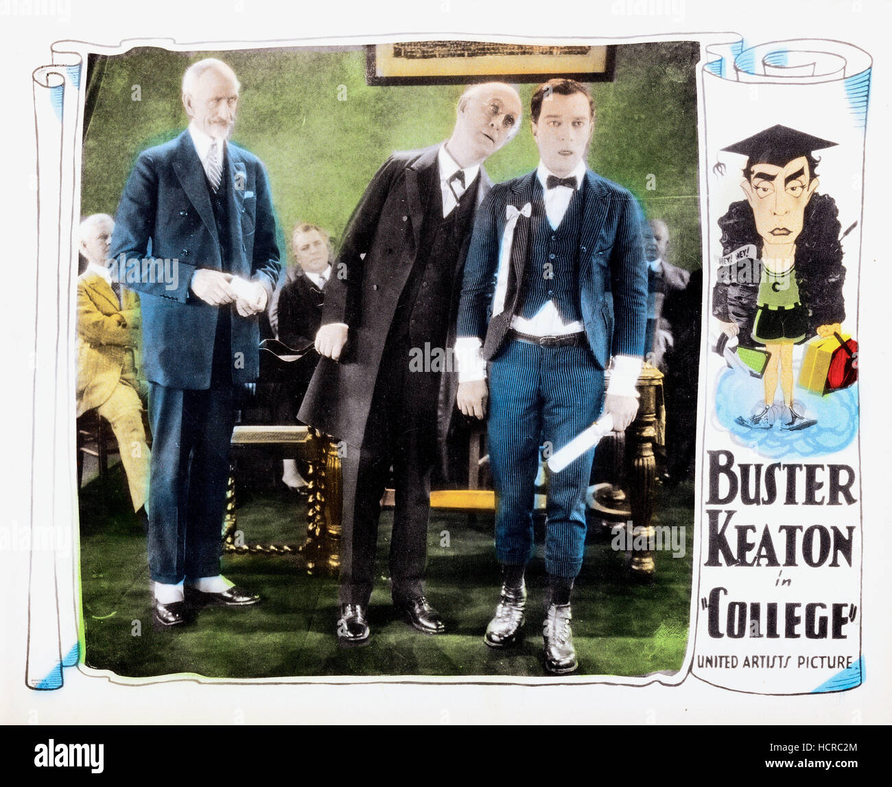COLLEGE, Poster Art, Buster Keaton, 1927 Stock Photo - Alamy