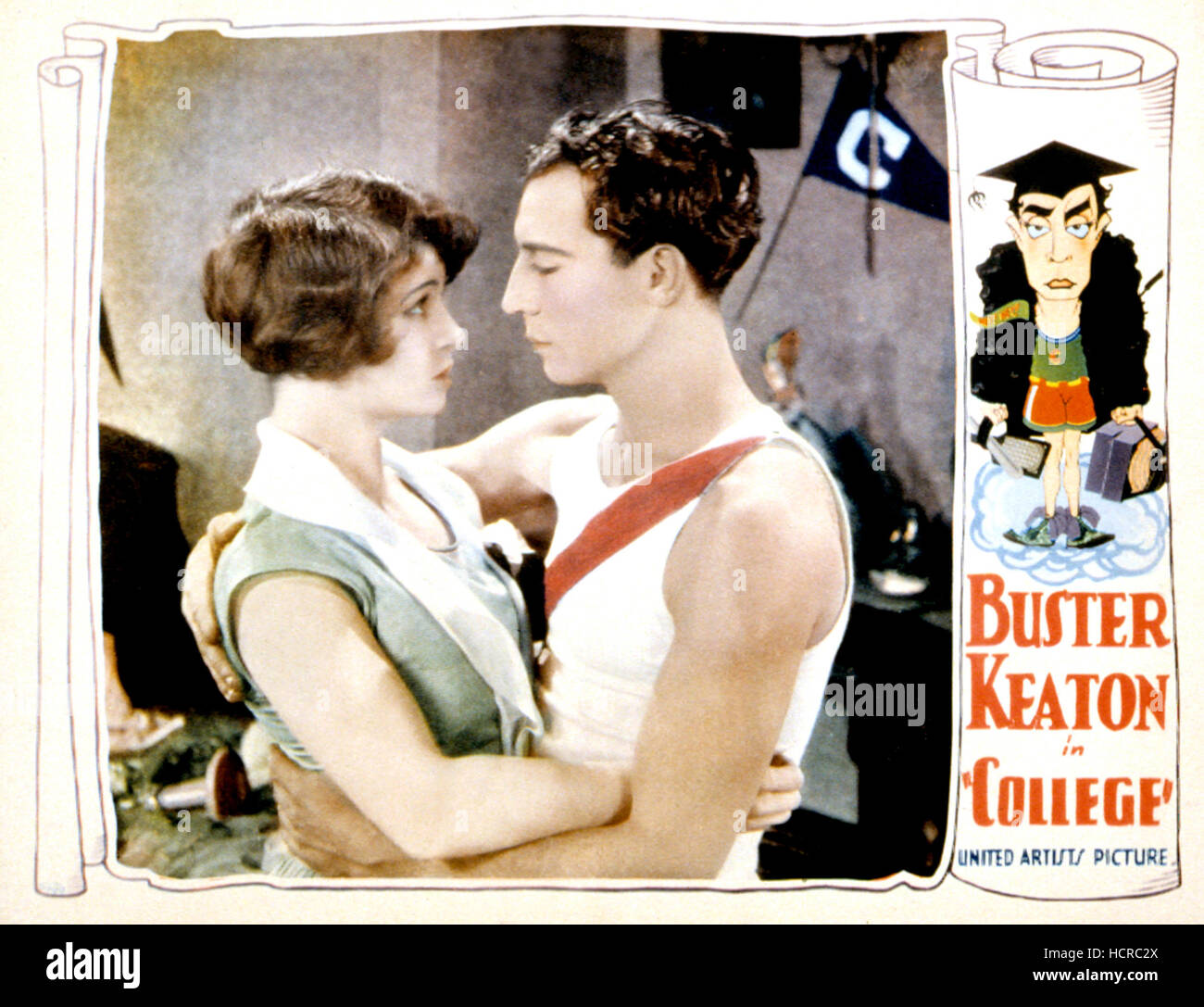 COLLEGE, Anne Cornwall, Buster Keaton, 1927 Stock Photo - Alamy