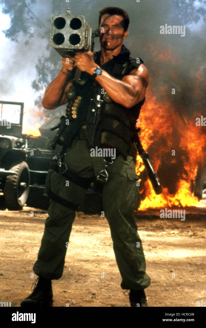COMMANDO, Arnold Schwarzenegger, 1985, TM & Copyright (c) 20th Century ...