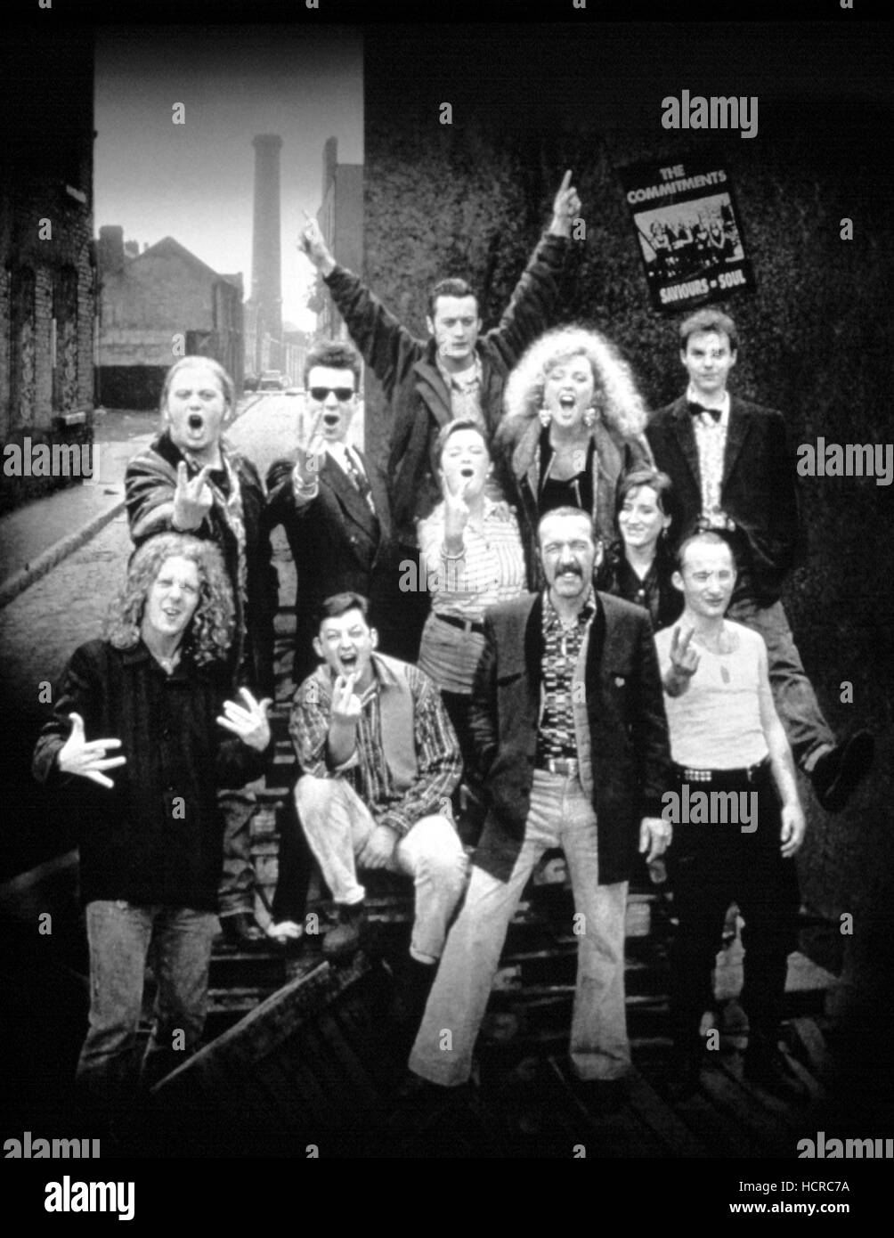 THE COMMITMENTS, (back row): Andrew Strong, Felim Gormley, Robert ...