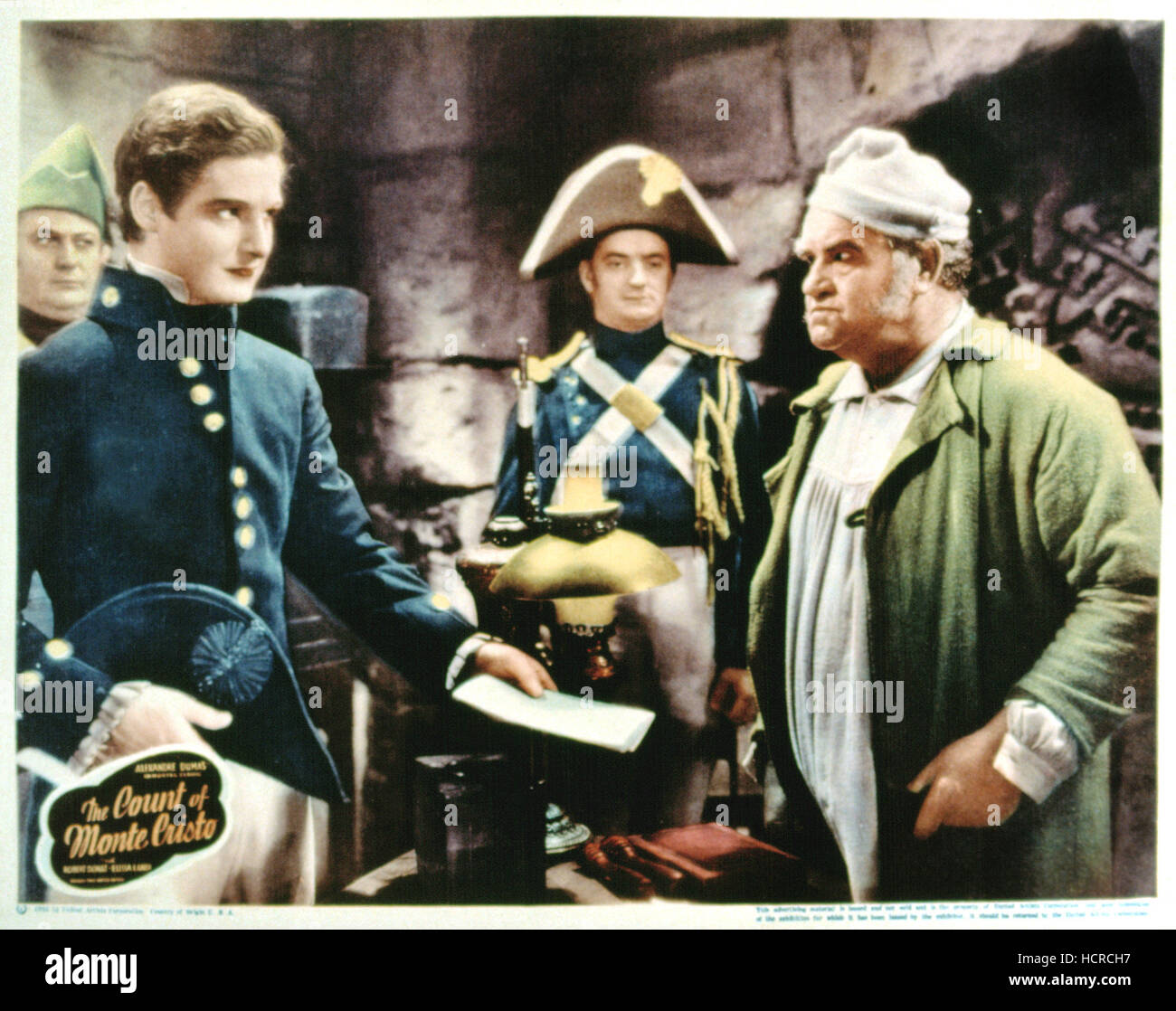 THE COUNT OF MONTE CRISTO, Robert Donat, Lionel Belmore, 1934 Stock ...