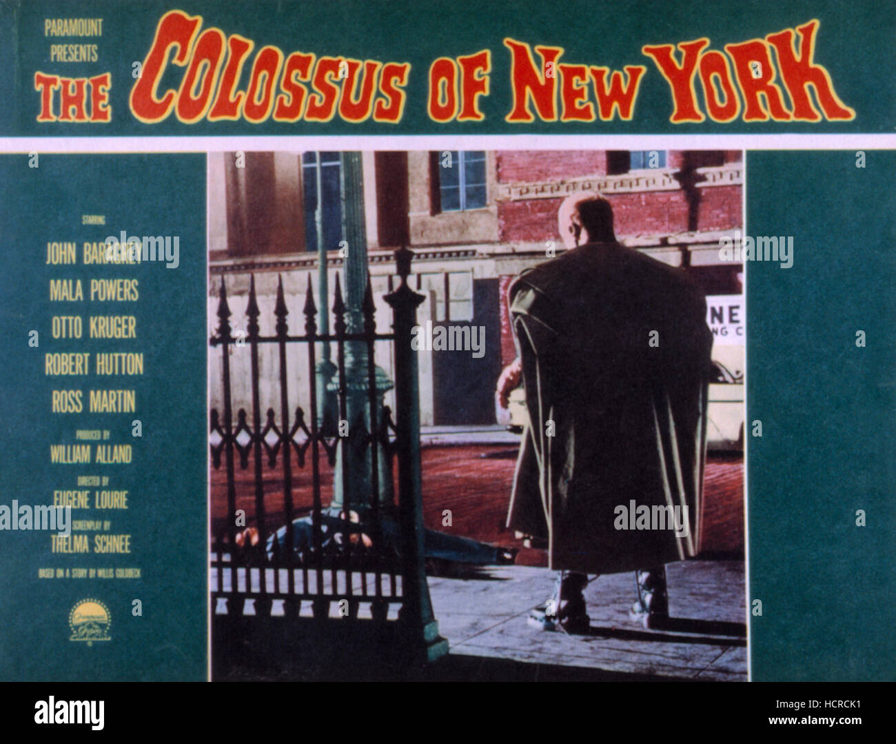 THE COLOSSUS OF NEW YORK, Ed Wolff, 1958 Stock Photo - Alamy