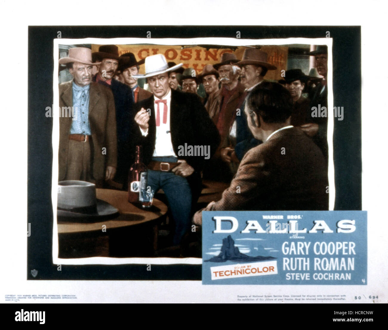DALLAS, Gary Cooper, Raymond Massey, 1950 Stock Photo - Alamy