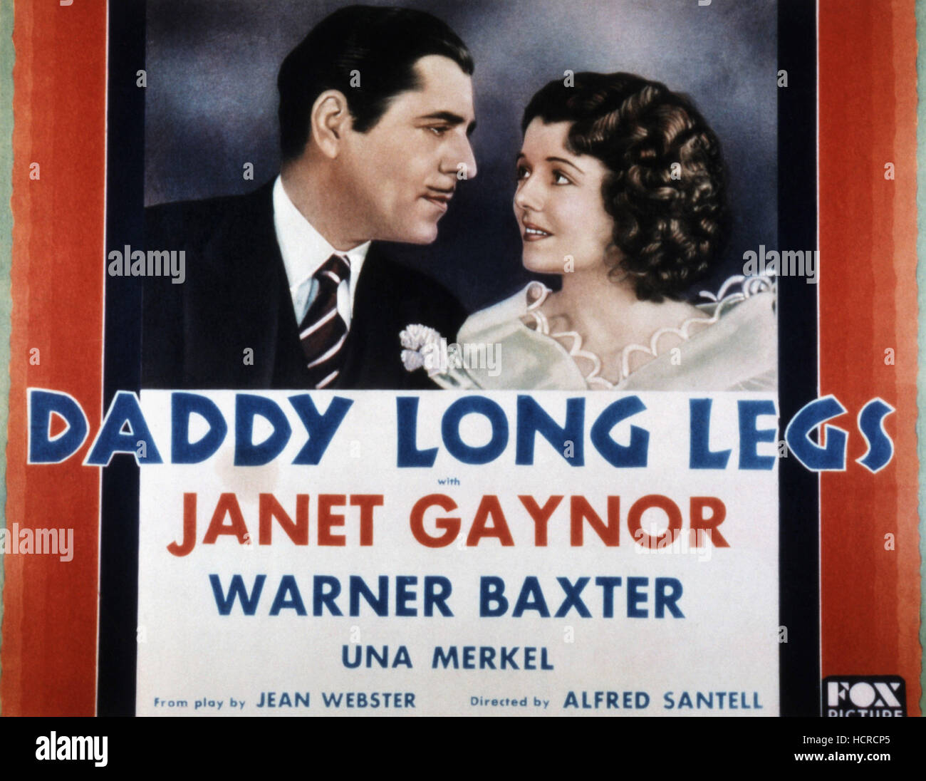 DADDY LONG LEGS, Warner Baxter, Janet Gaynor, 1931, TM and copyright ...
