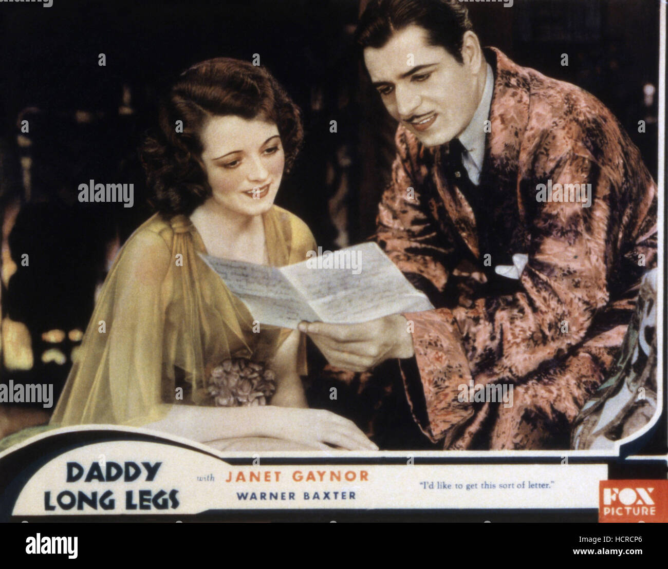DADDY LONG LEGS, Janet Gaynor, Warner Baxter, 1931, TM and copyright ...