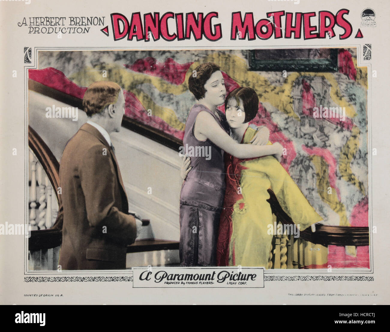 DANCING MOTHERS, US lobbycard, from left: Norman Trevor, Alice Joyce ...