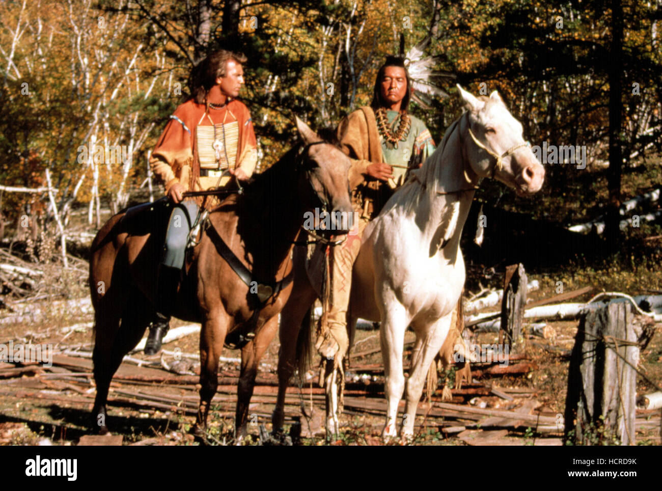 DANCES WITH WOLVES, Kevin Costner, Graham Greene, 1990 Stock Photo - Alamy