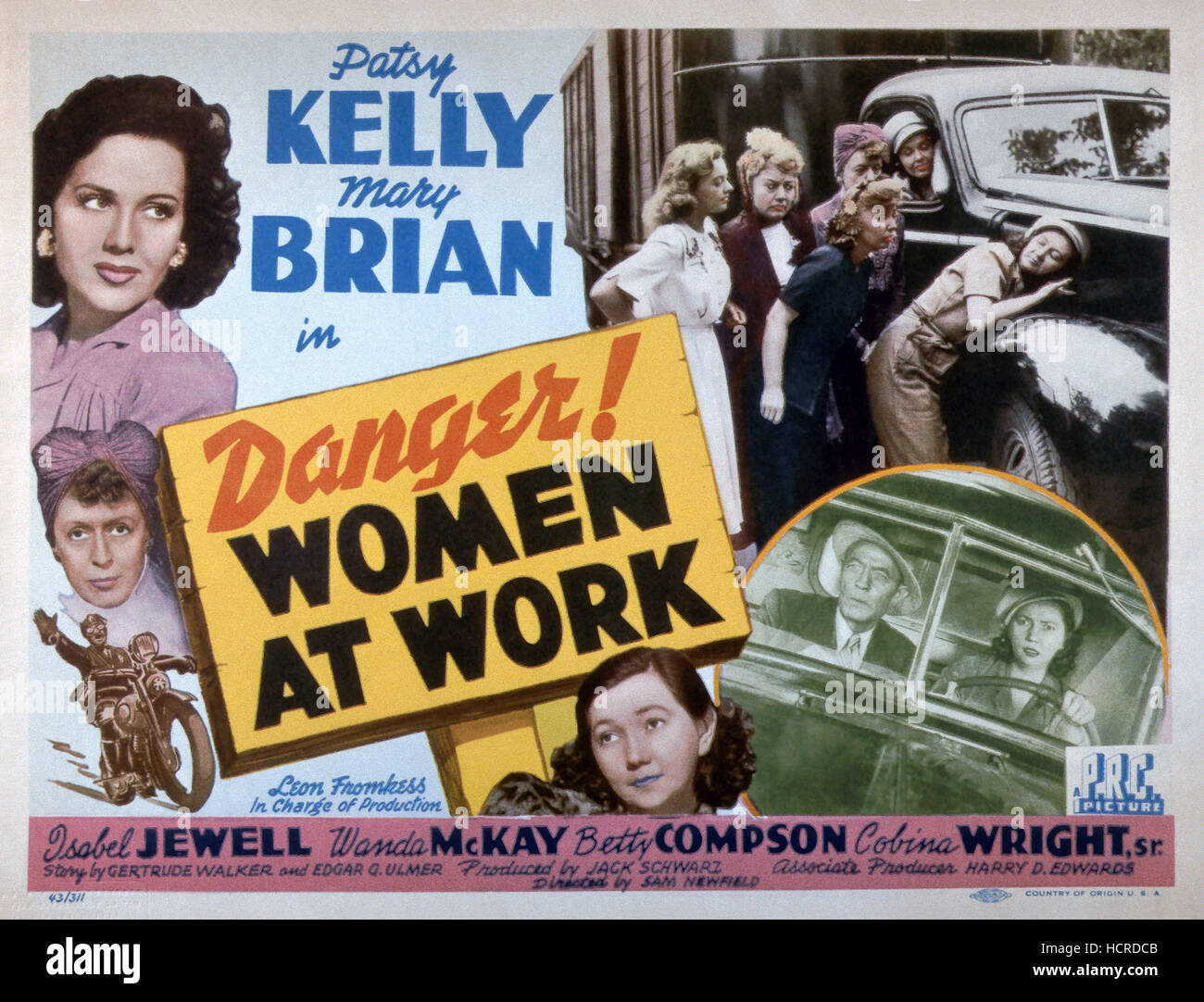 DANGER! WOMEN AT WORK, Mary Brian (top left), Patsy Kelly (bottom ...
