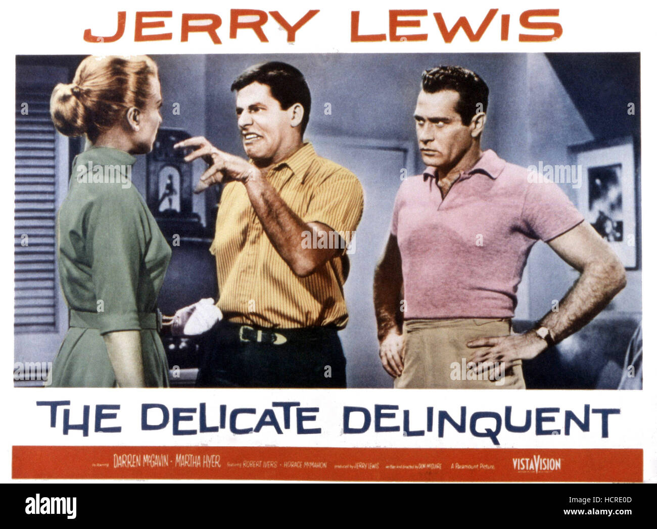 THE DELICATE DELINQUENT, Martha Hyer, Jerry Lewis, Darren McGavin, 1957 ...