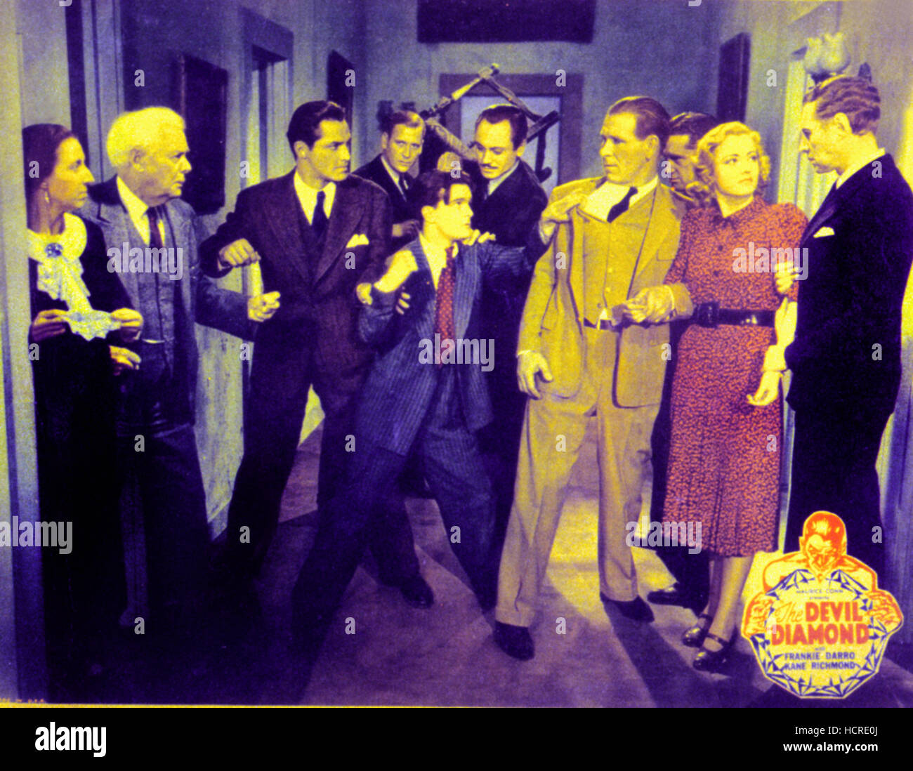 DEVIL DIAMOND, Kane Richmond, Frankie Darro, Joan Gale, 1937 Stock Photo - Alamy
