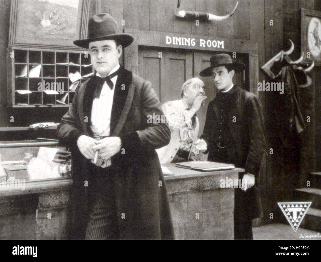 THE DEVIL DODGER, Roy Stewart, John Gilbert, 1917 Stock Photo - Alamy