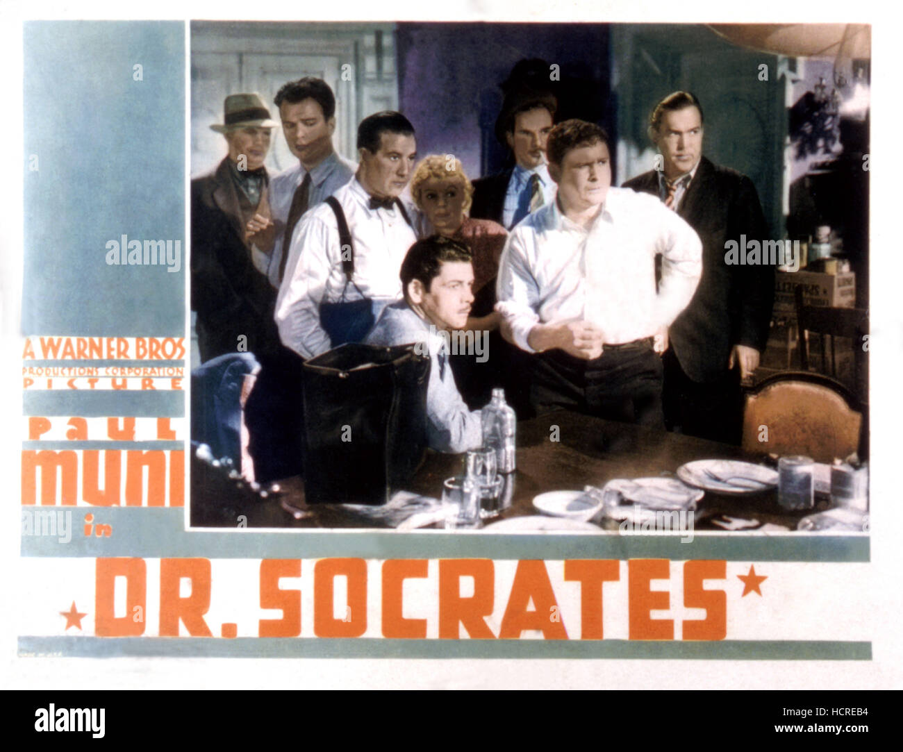 DR SOCRATES, Paul Muni, Mayo Methot, Barton MacLane, 1935 Stock Photo ...