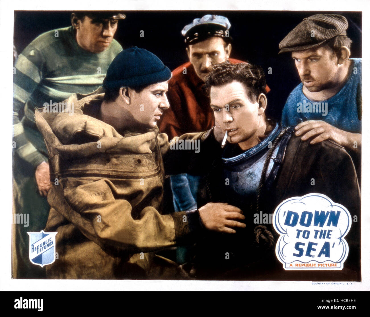 DOWN TO THE SEA (aka DOWN UNDER THE SEA), foreground right: Russell ...