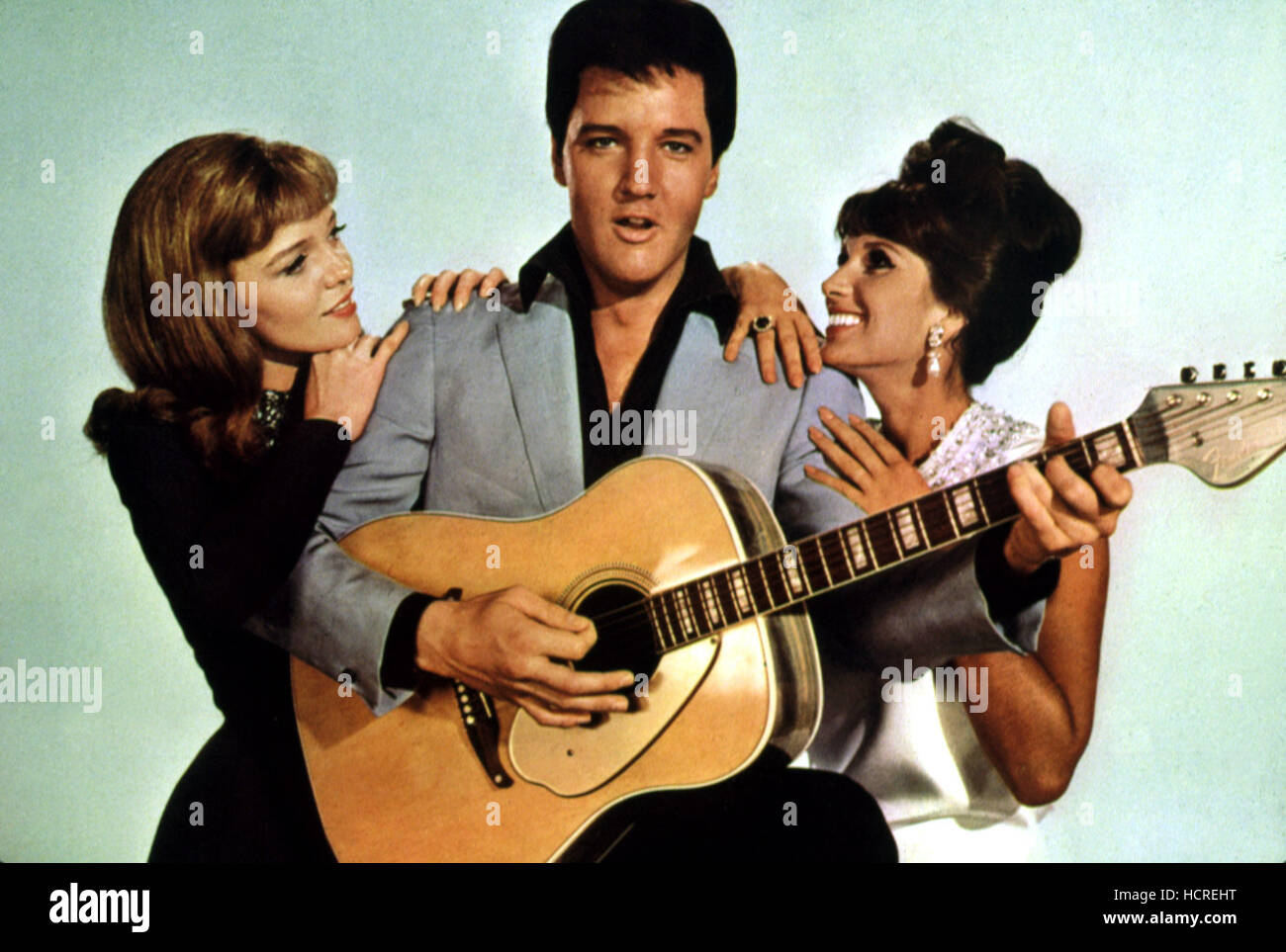 DOUBLE TROUBLE, Annette Day, Elvis Presley, Yvonne Romain, 1967 Stock ...