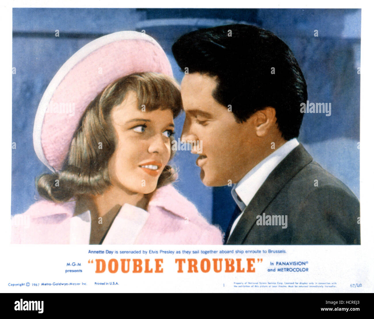 DOUBLE TROUBLE, Annette Day, Elvis Presley, 1967 Stock Photo - Alamy