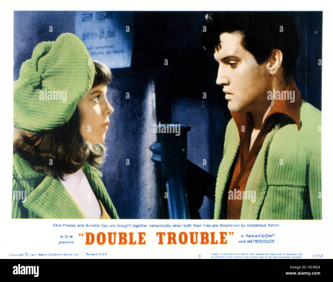 DOUBLE TROUBLE, Annette Day, Elvis Presley, 1967 Stock Photo - Alamy