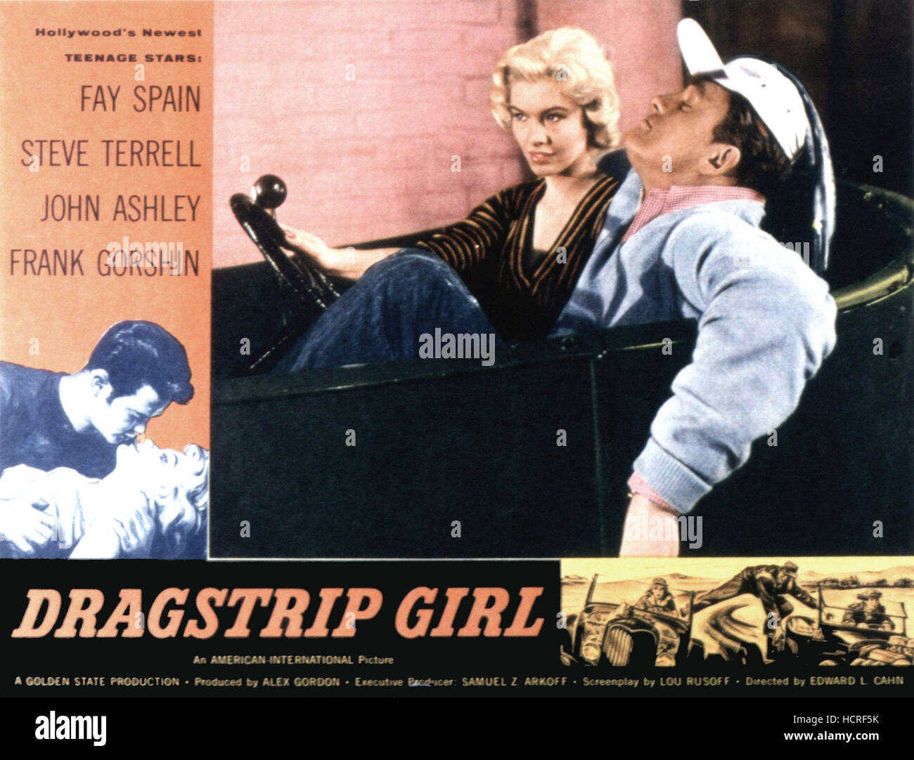 DRAGSTRIP GIRL, Judy Bamber, Steve Terrell, 1957 Stock Photo - Alamy