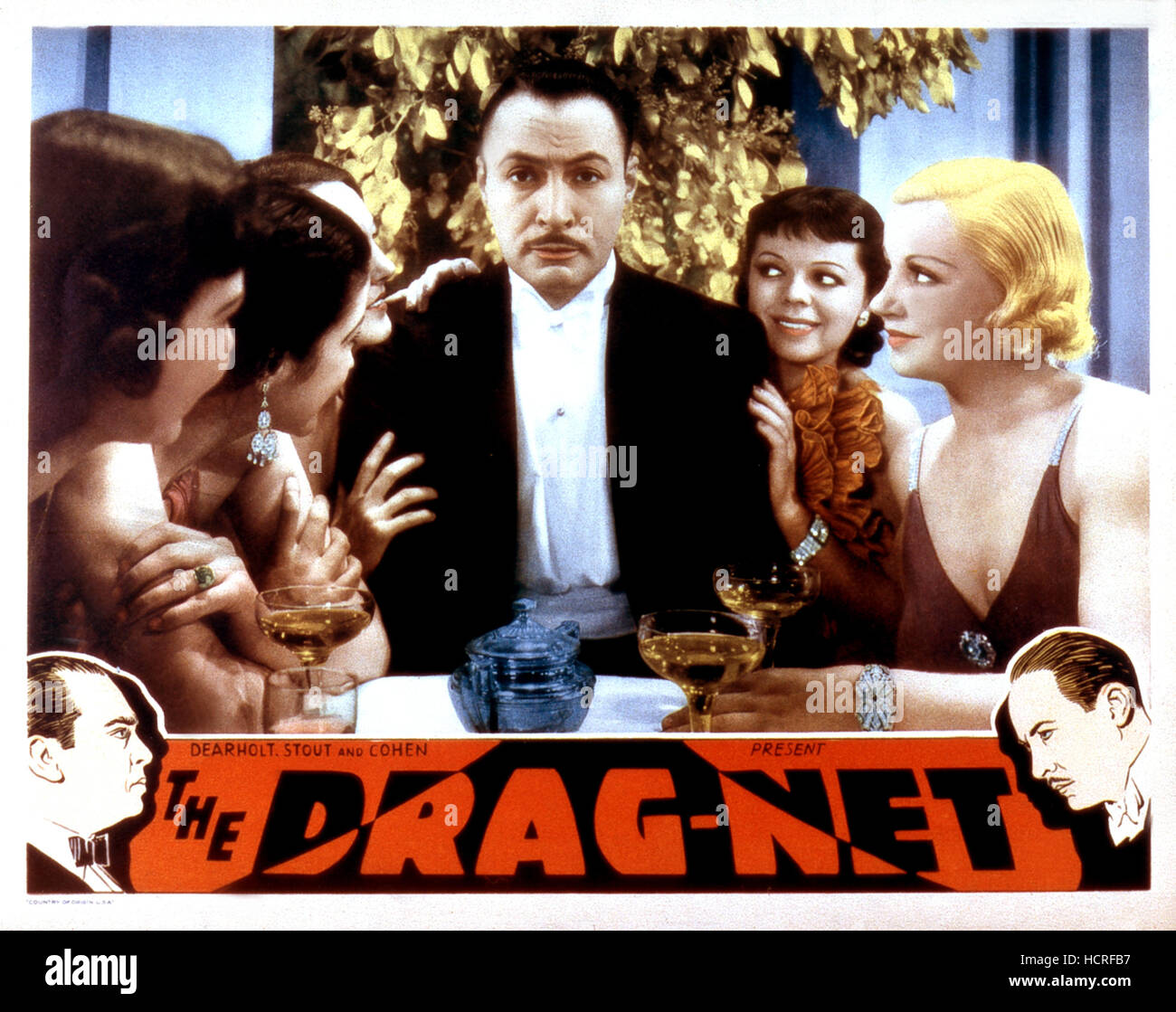 THE DRAG-NET, center: Rod La Rocque, 1936 Stock Photo - Alamy