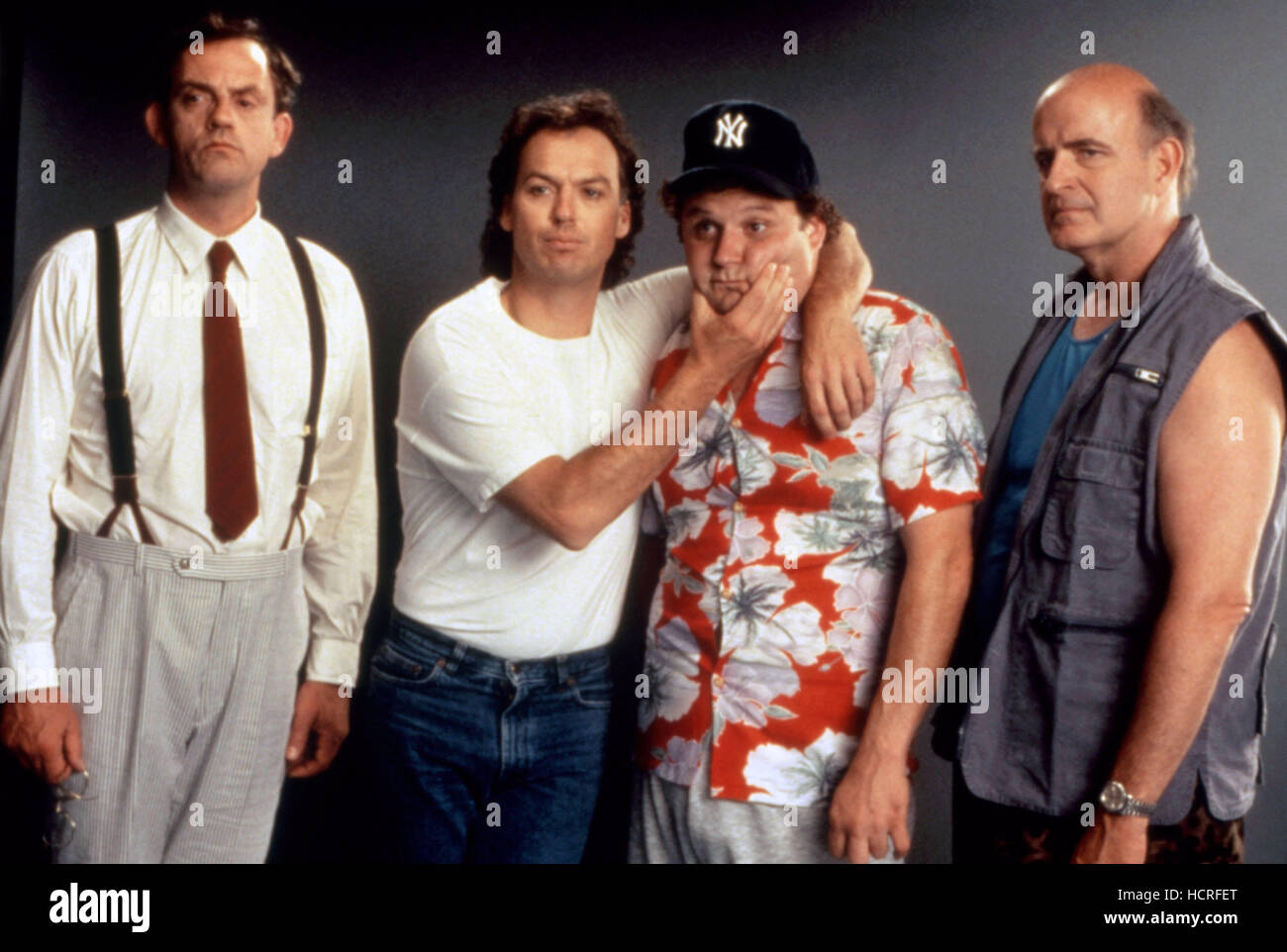 THE DREAM TEAM, Christopher Lloyd, Michael Keaton, Stephen Furst, Peter ...