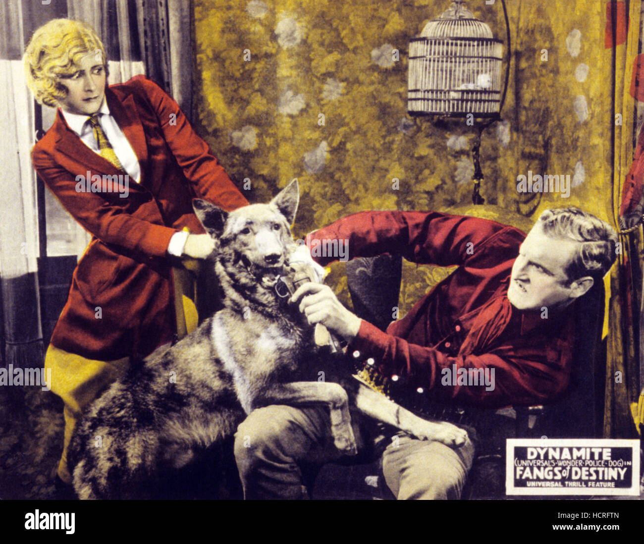 FANGS OF DESTINY, l-r: Betty Caldwell, Dynamite the Wonder Dog, Edmund ...