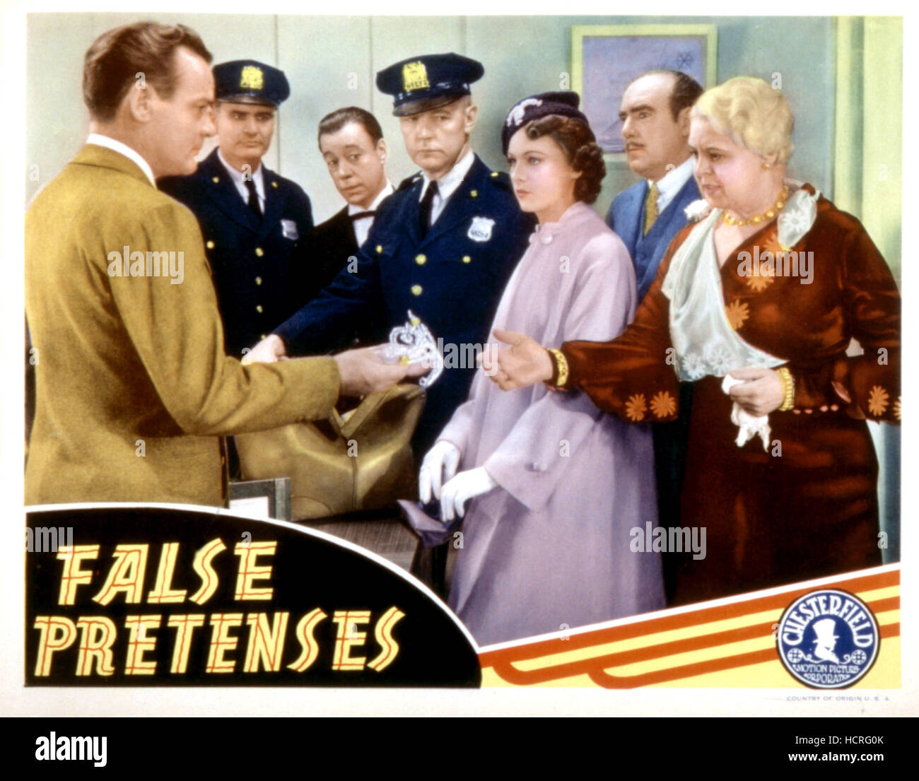 FALSE PRETENSES, Sidney Blackmer, Irene Ware, 1935 Stock Photo - Alamy