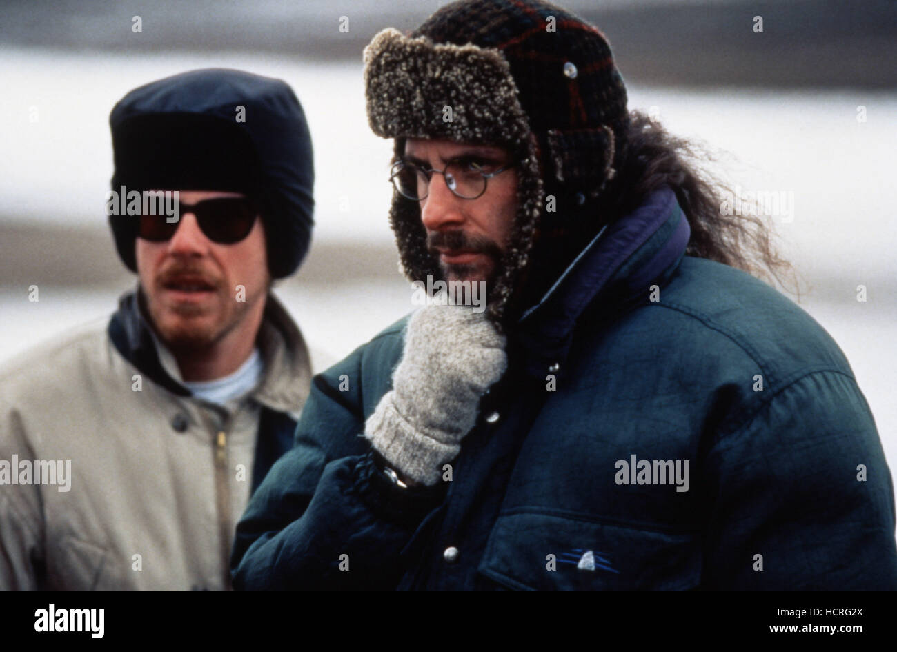 FARGO, screenwriters and director Ethan Coen, Joel Coen on set, 1996 ...