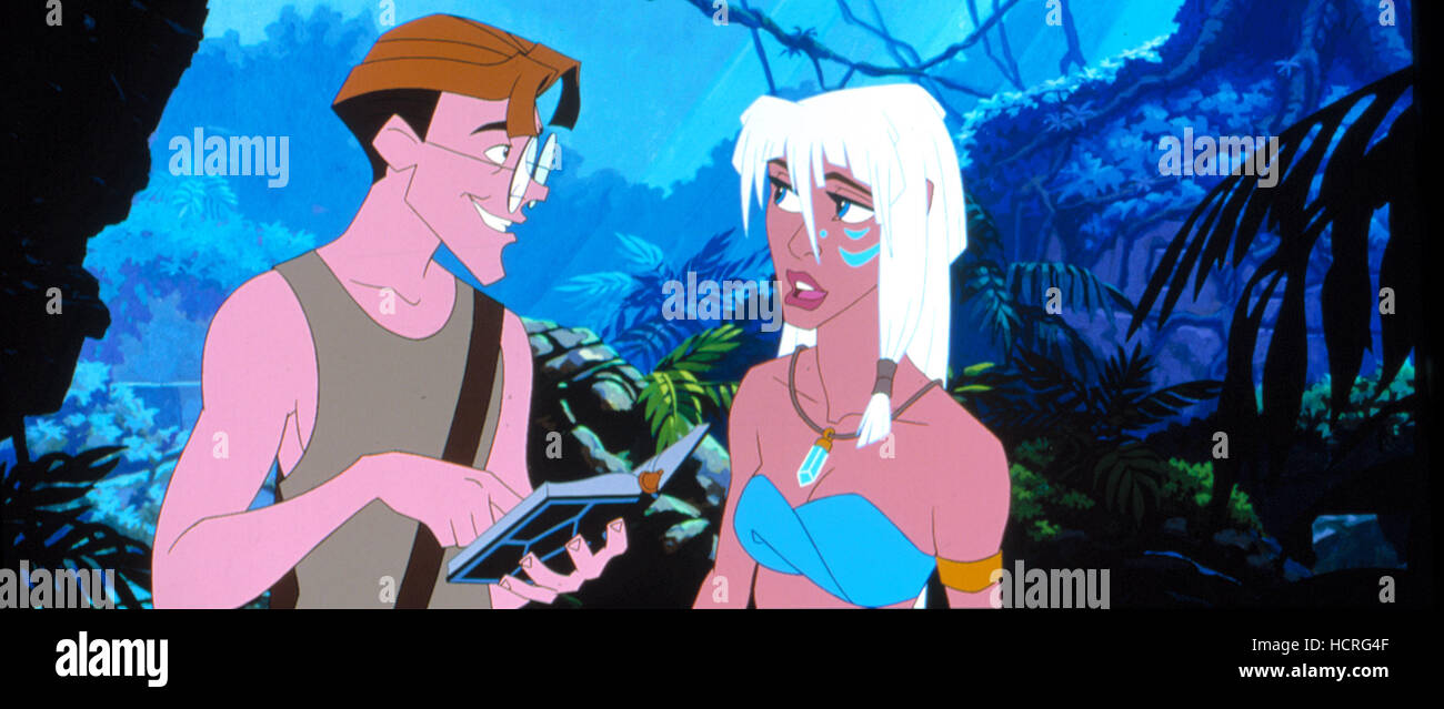 ATLANTIS: THE LOST EMPIRE, Characters Milo Thatch, Princess Kida, 2001 ...