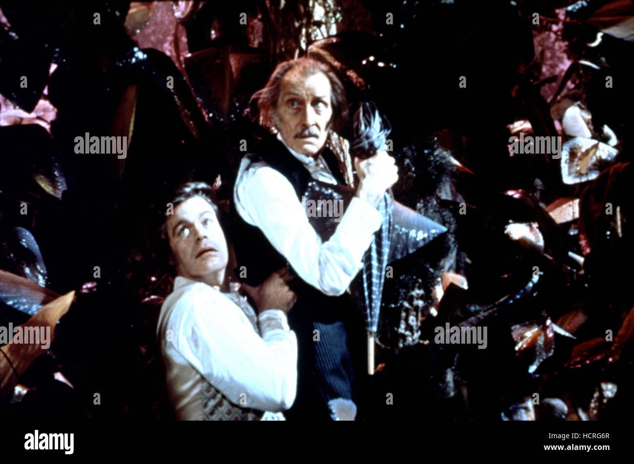 AT THE EARTH'S CORE, Doug McClure, Peter Cushing, 1976 Stock Photo - Alamy