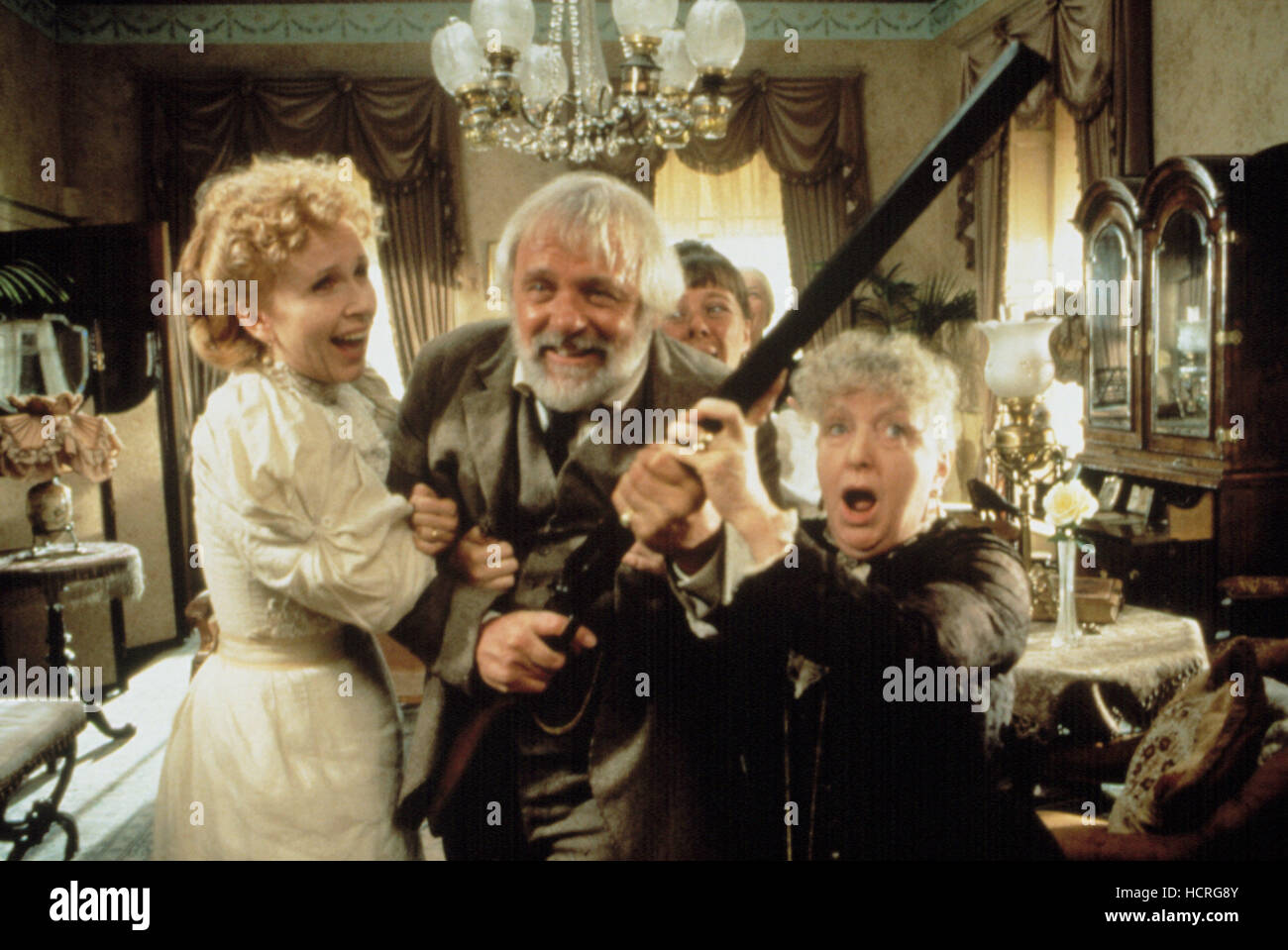 AUGUST, from left: Kate Burton, Anthony Hopkins, Rhoda Lewis, 1996 ...