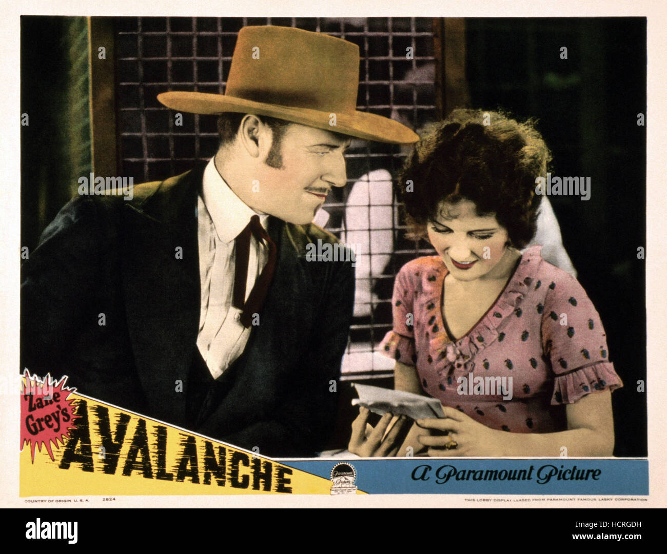 AVALANCHE, from left: Jack Holt, Doris Hill, 1928 Stock Photo - Alamy
