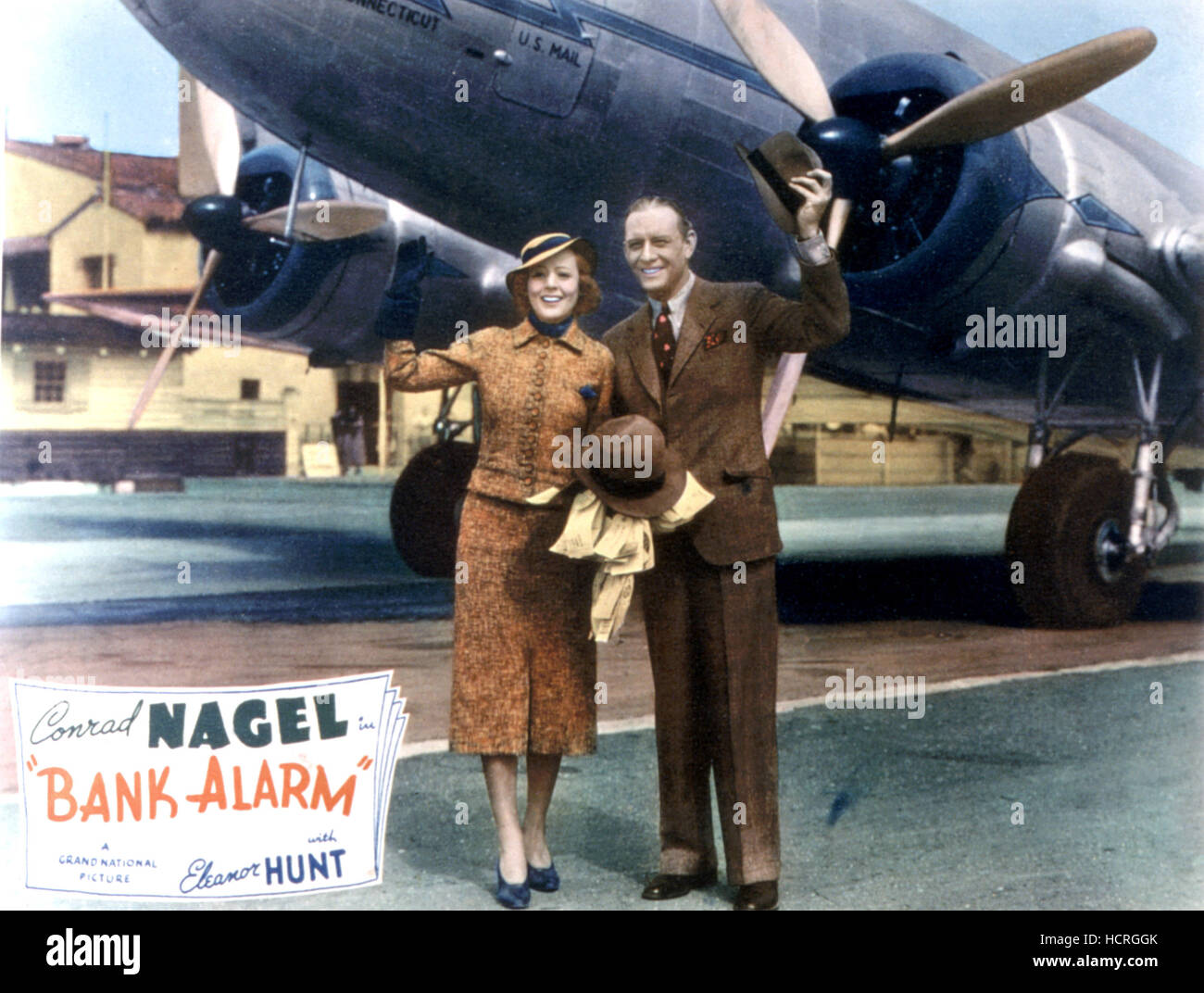 BANK ALARM, Eleanor Hunt, Conrad Nagel, 1937 Stock Photo - Alamy