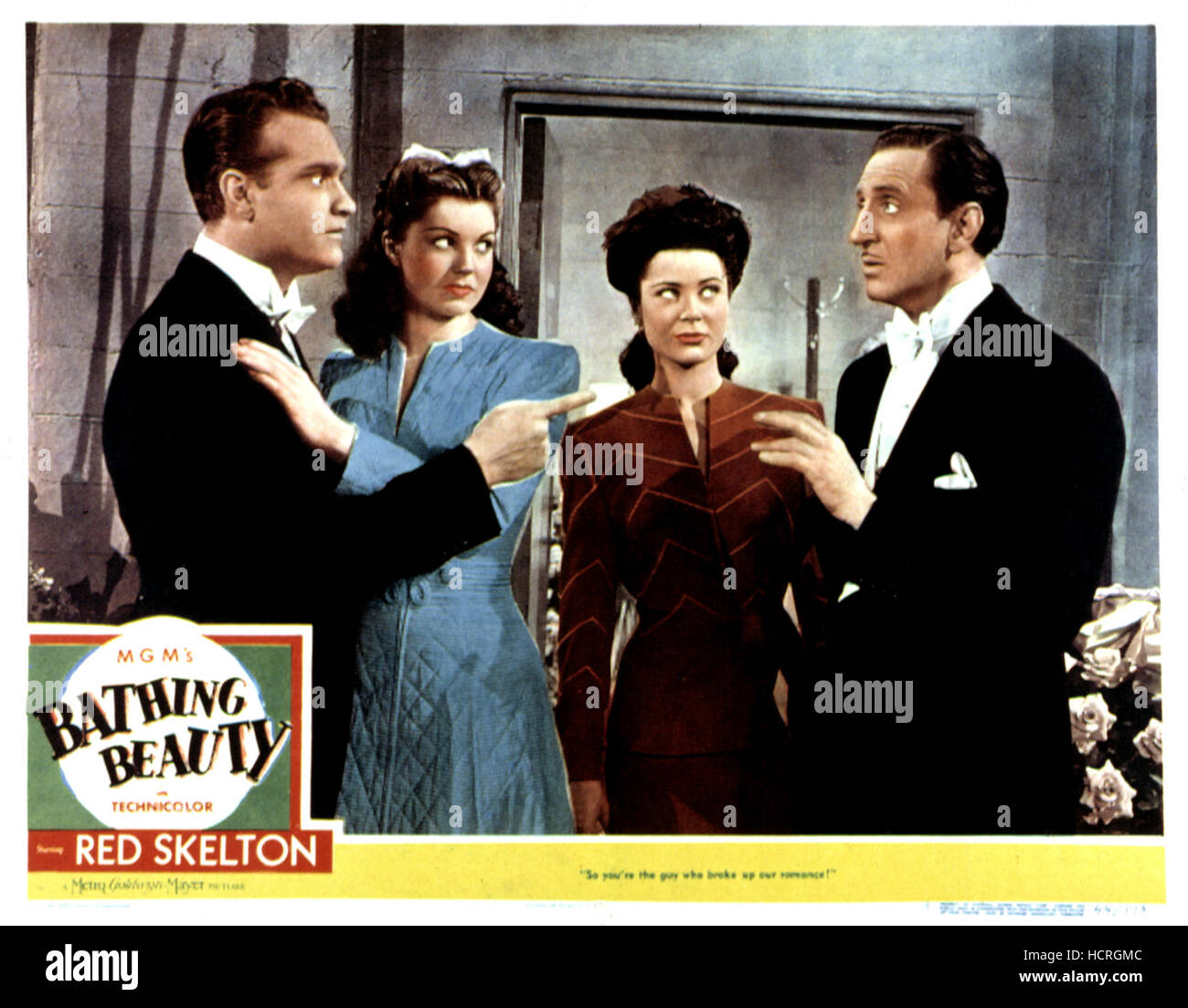 BATHING BEAUTY, Red Skelton, Esther Williams, Jean Porter, Basil ...