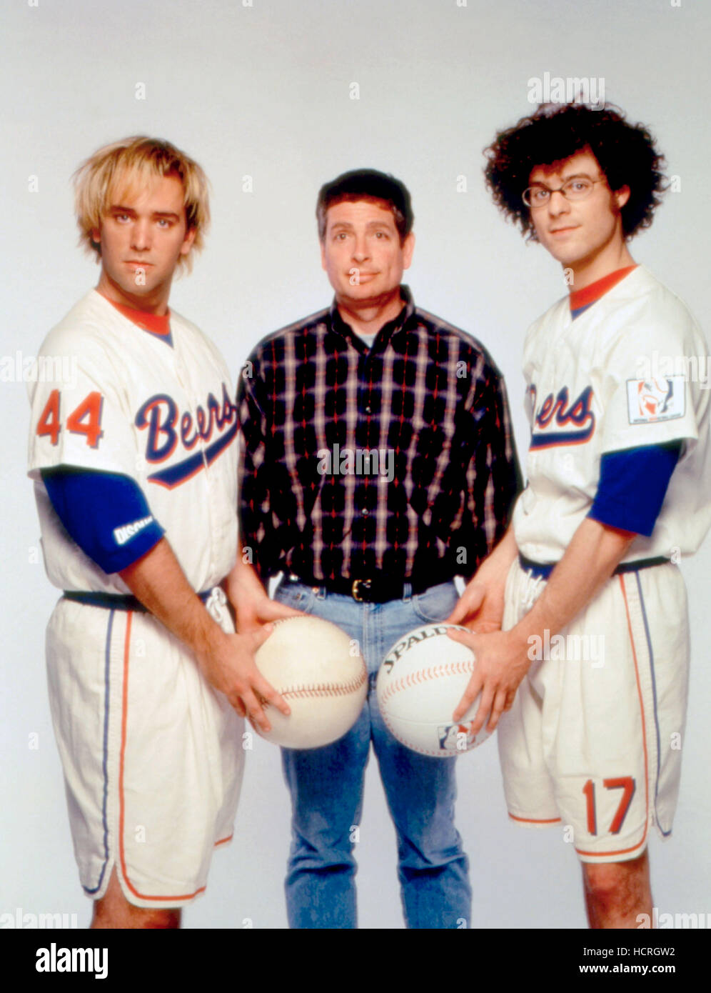BASEKETBALL, Trey Parker, David Zucker, Matt Stone, on set, 1998. ©MCA ...