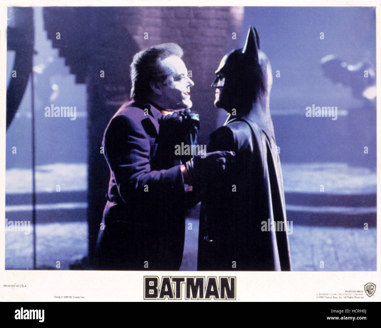 BATMAN, Jack Nicholson, Michael Keaton, 1989 Stock Photo - Alamy