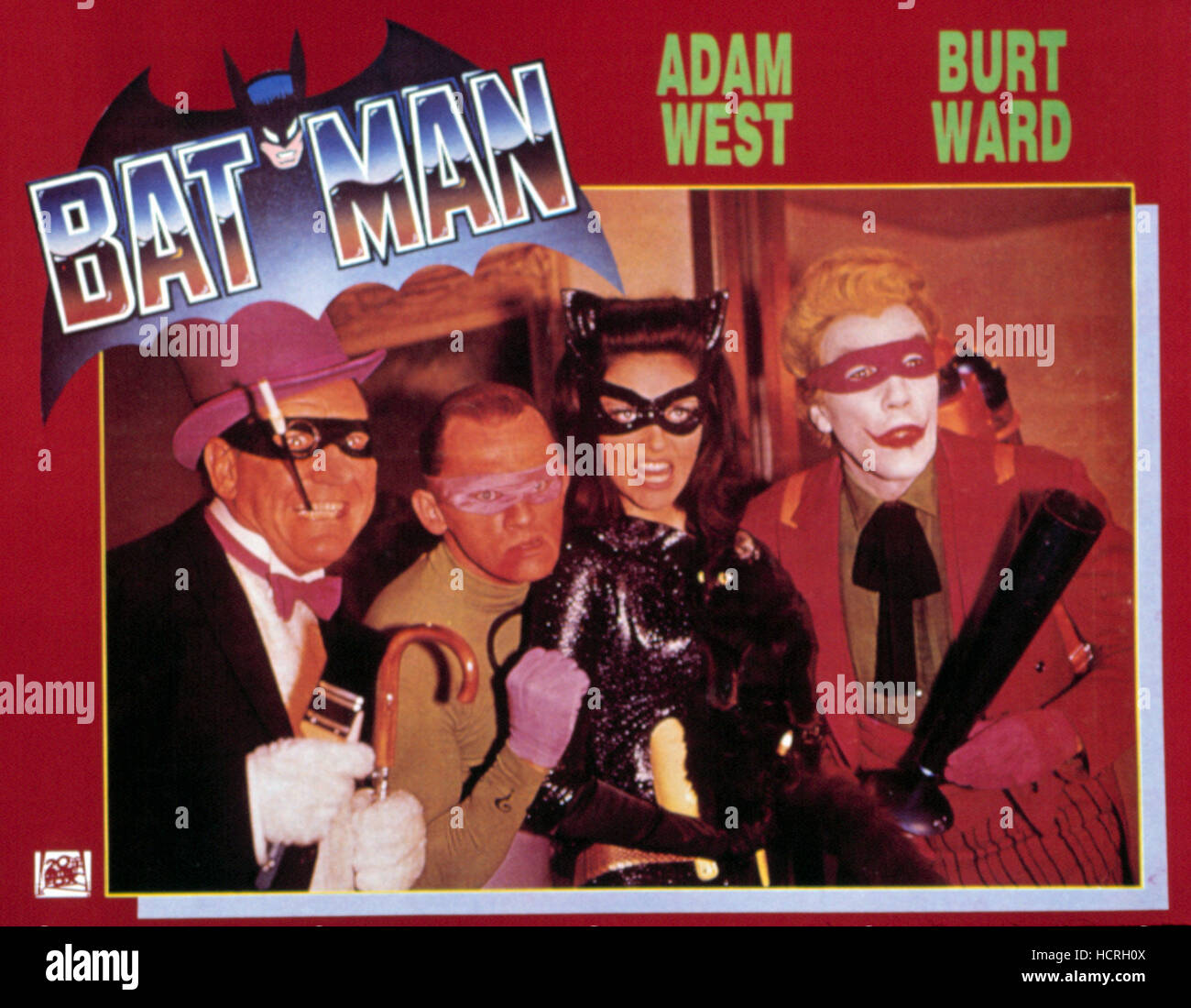 BATMAN, Burgess Meredith, Frank Gorshin, Lee Meriwether, Cesar Romero ...