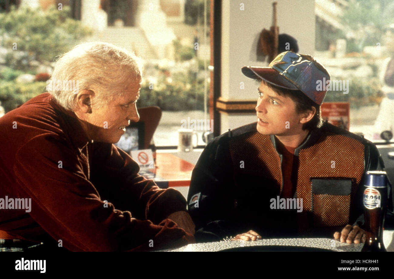 BACK TO THE FUTURE PART II, Thomas F. Wilson, Michael J. Fox, 1989, (c ...