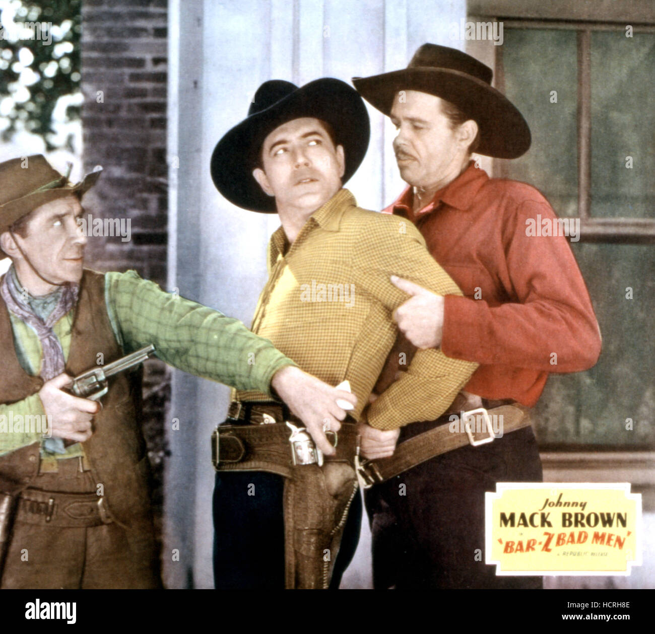 BAR Z BAD MEN, Ernie Adams, Johnny Mack Brown, Dick Curtis, 1937 Stock Photo - Alamy
