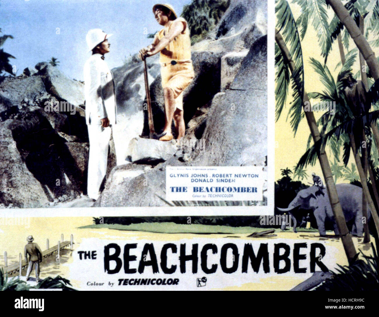 THE BEACHCOMBER, Donald Sinden, Robert Newton, 1954 Stock Photo - Alamy