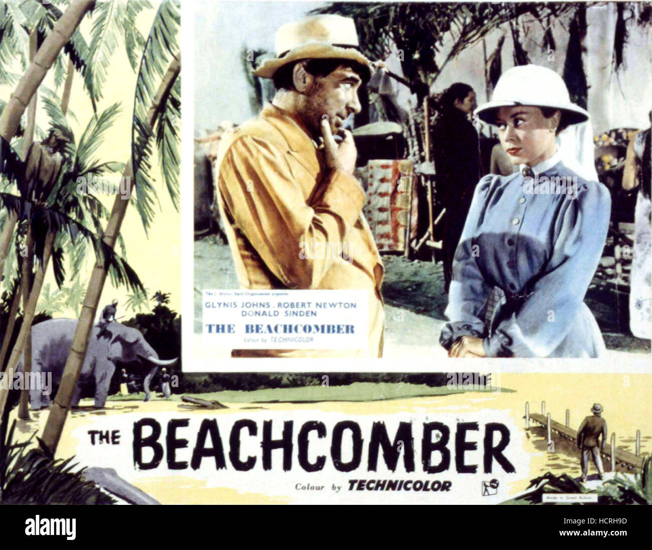 THE BEACHCOMBER, Robert Newton, Glynis Johns, 1954 Stock Photo - Alamy