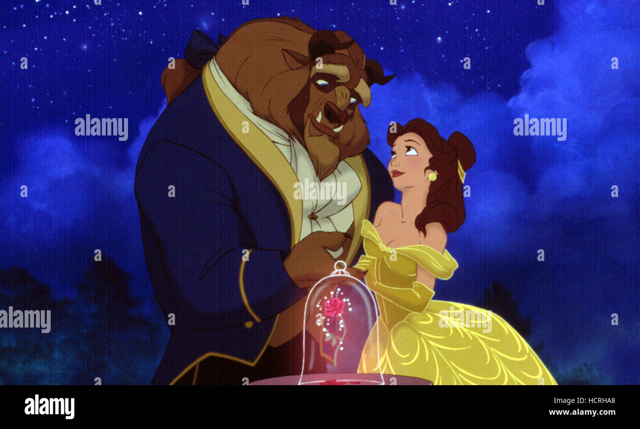 BEAUTY AND THE BEAST, Beast, Belle, 1991 Stock Photo - Alamy