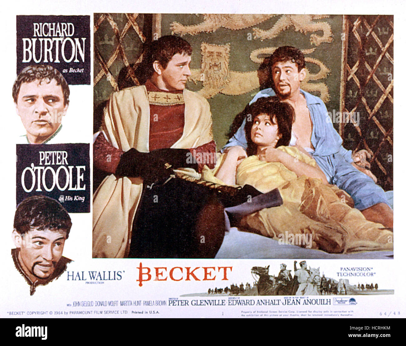 BECKET, Richard Burton, Peter O'Toole, 1964 Stock Photo - Alamy