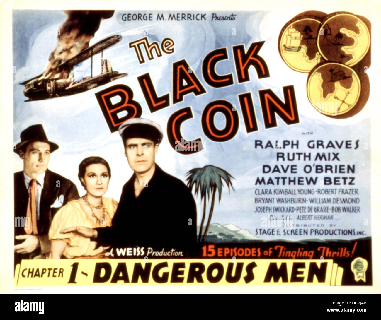 THE BLACK COIN, Ralph Graves, Ruth Mix, Dave O'Brien in Chapter 1 ...